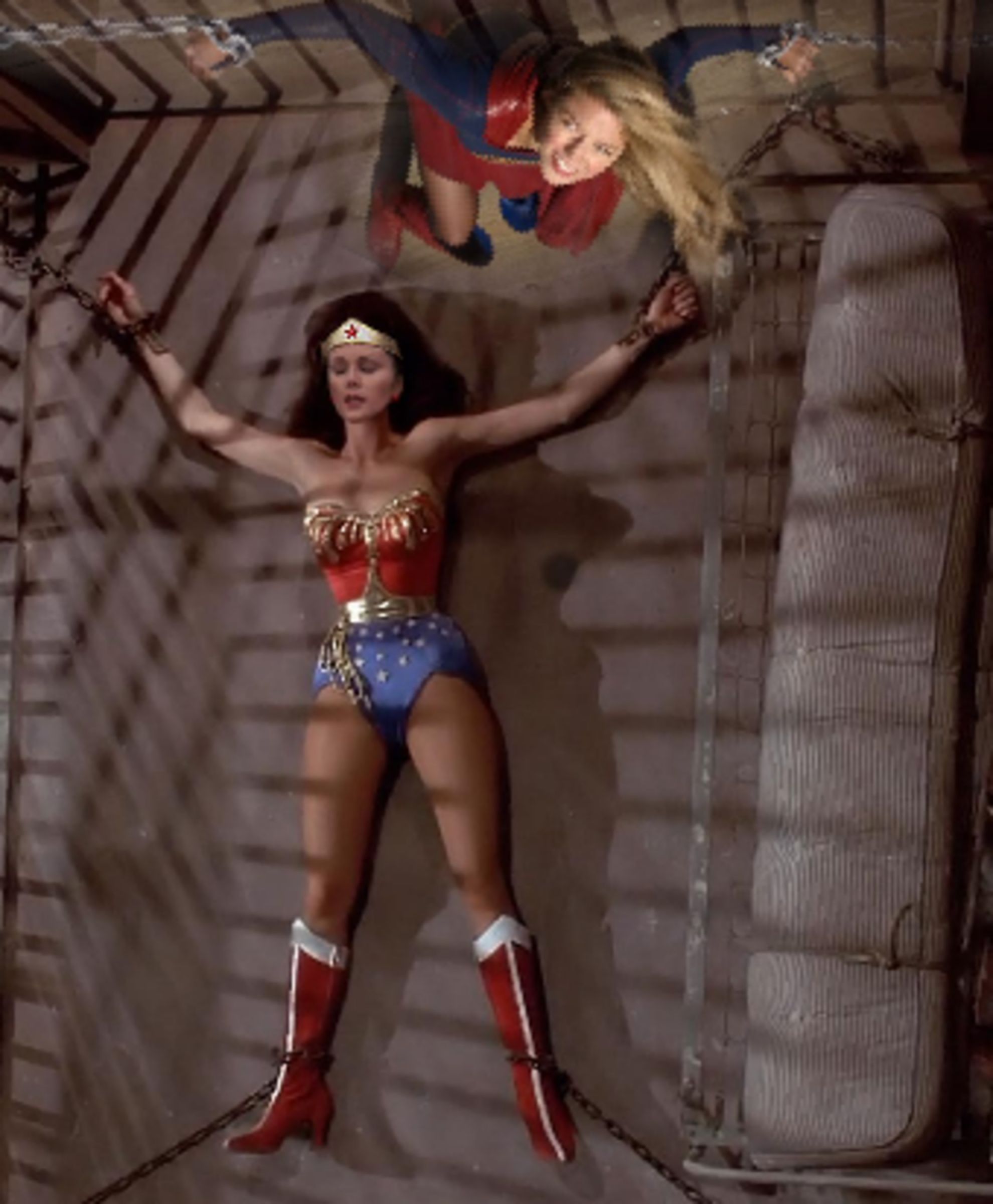 Wonder Woman And Supergirl Chained By Rms19 On Deviantart Wonder