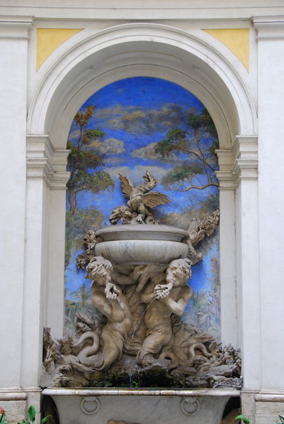 Fontana di cortile , via della scrofa 70… opera di Gian Lorenzo Bernini ... Fontana di cortile , via della scrofa 70… opera di Gian Lorenzo Bernini ...