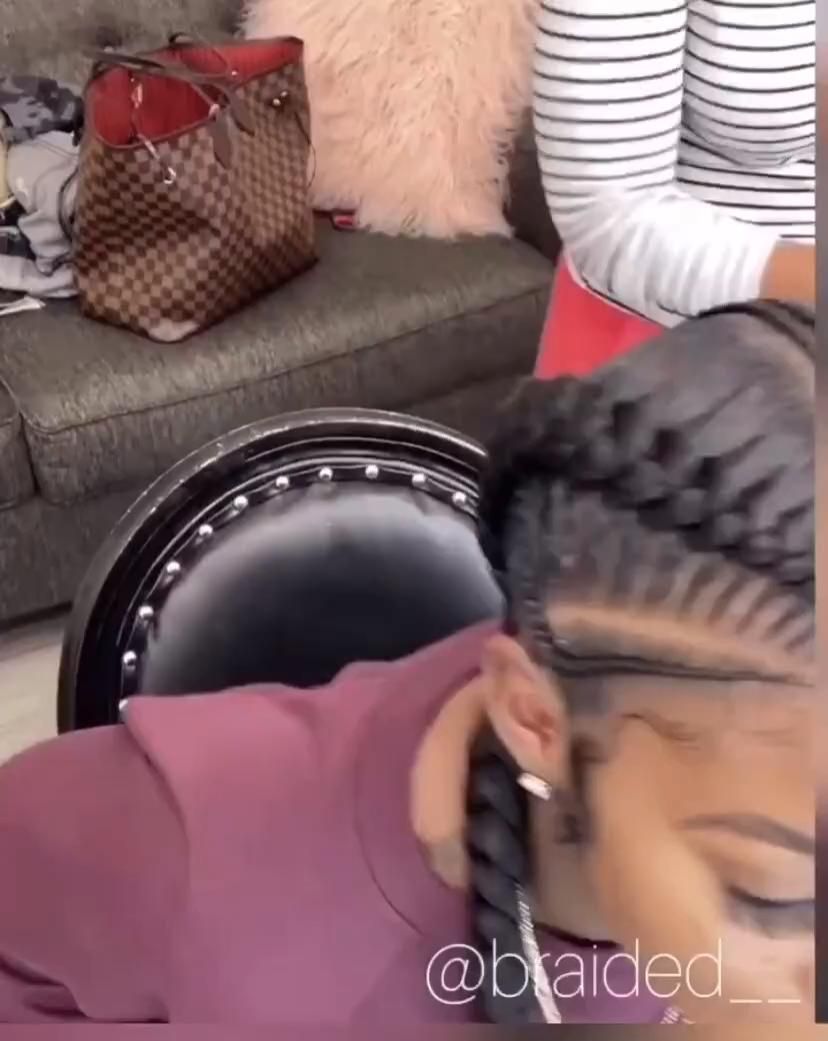 210 Afro Puff Braids Ideas Braided Hairstyles Natural Hair Styles African Braids Hairstyles