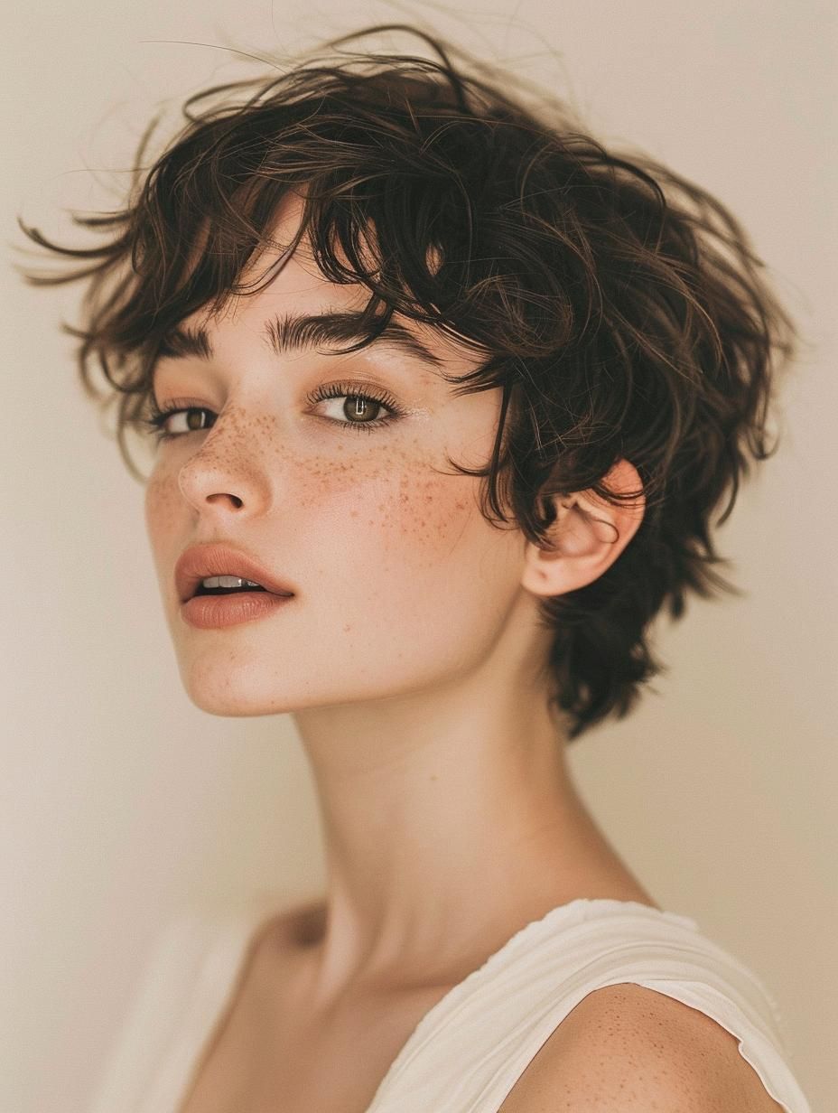 Pixie Cut For Wavy Hair Modern Styles And Tips Wavy Pixie Haircut Short Hair Cuts Hair