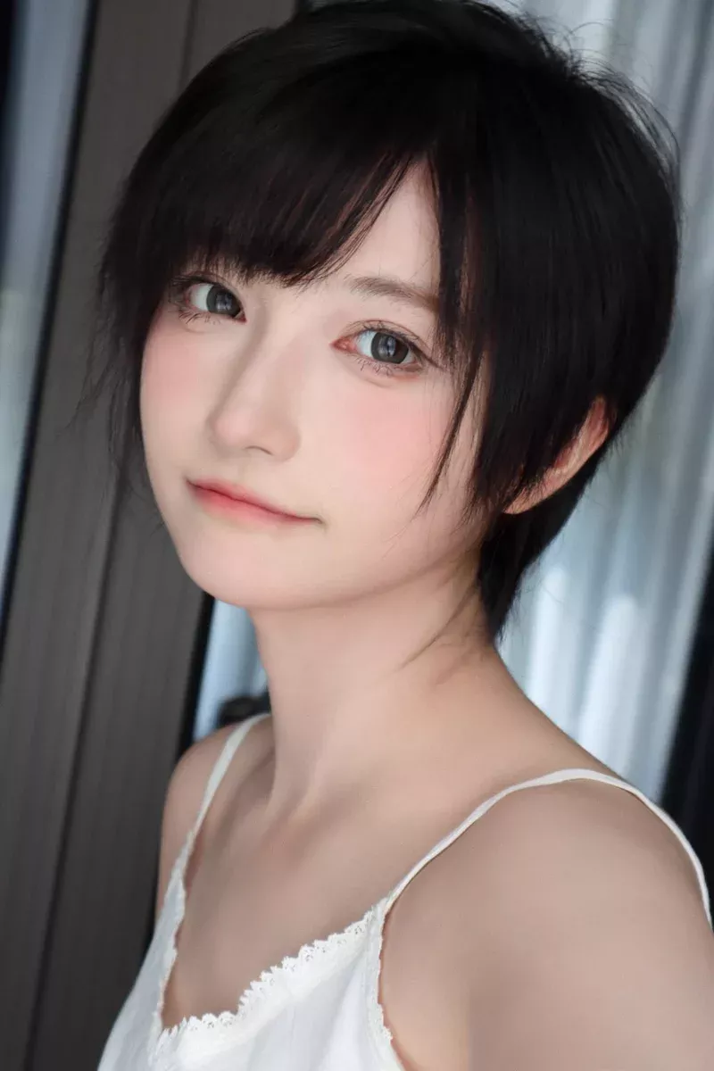 帅嘤嘤 Komoshuai On X Short Hair Styles Girl Short Hair Girls Short Haircuts