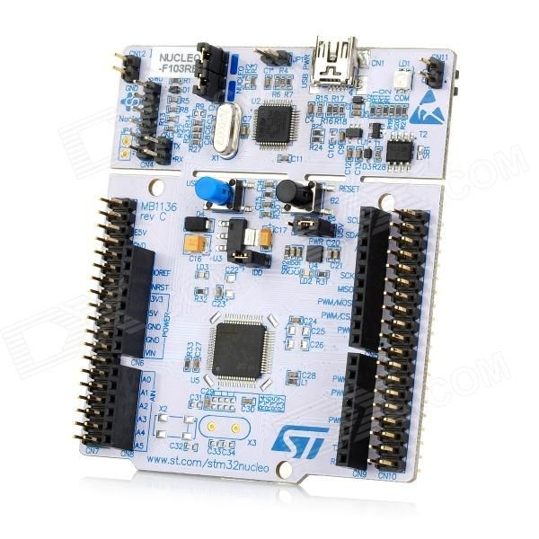 St Nucleo F103rb Nucleof103rb Stm32f103rb Development Board Module For Arduino White