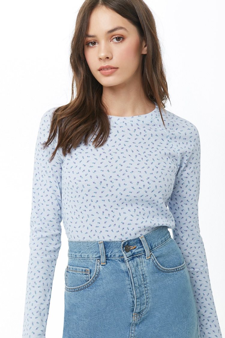 Ditsy Floral Top Forever 21 Ditsy Floral Top Floral Tops Long