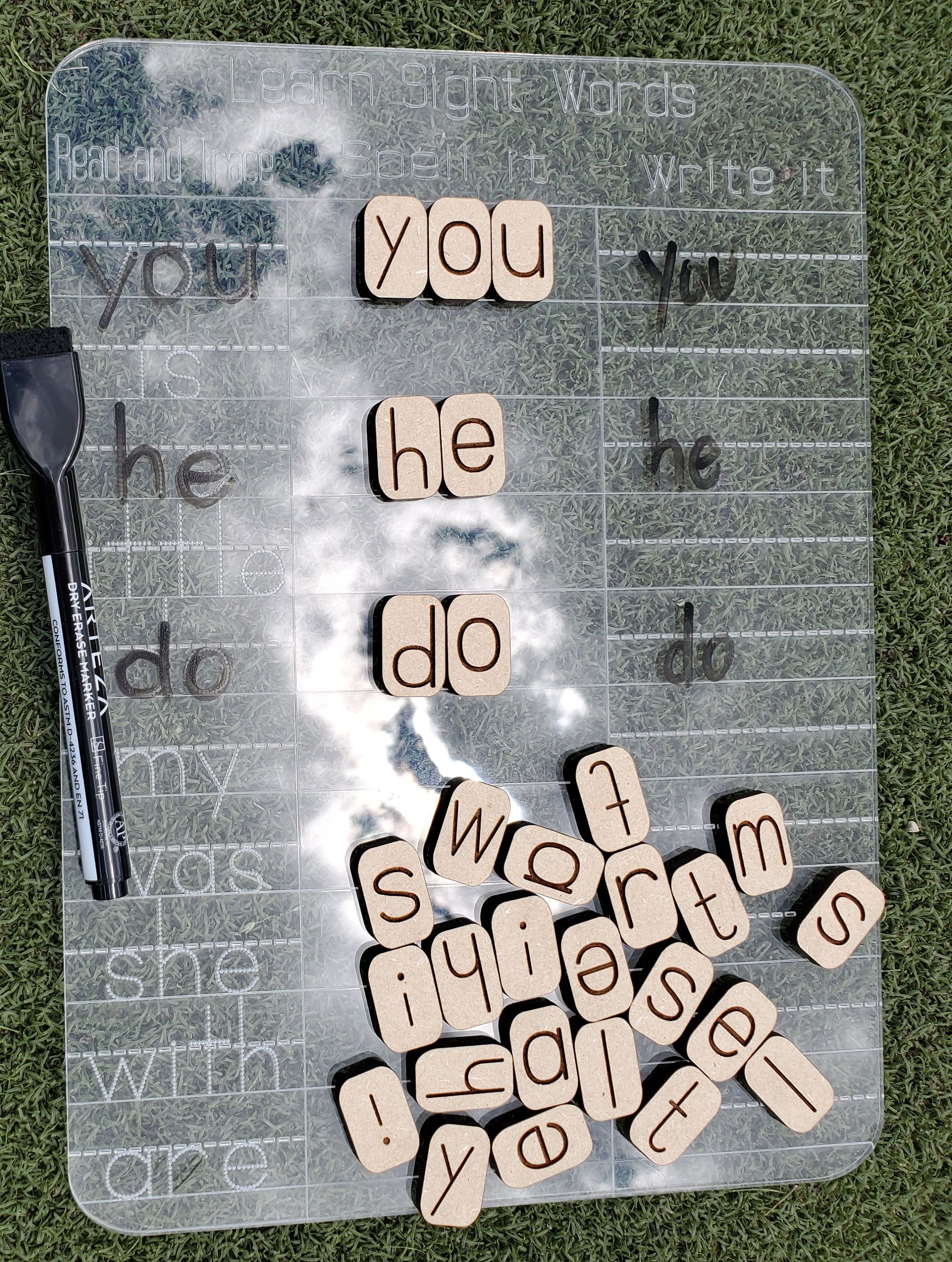 Sight Word Spelling Tool - Sight Word Learning, Dry Erase Board ... Sight Word Spelling Tool - Sight Word Learning, Dry Erase Board ...