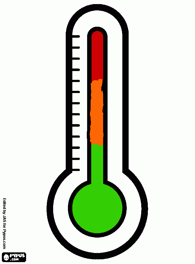 Termometro Para Colorear
