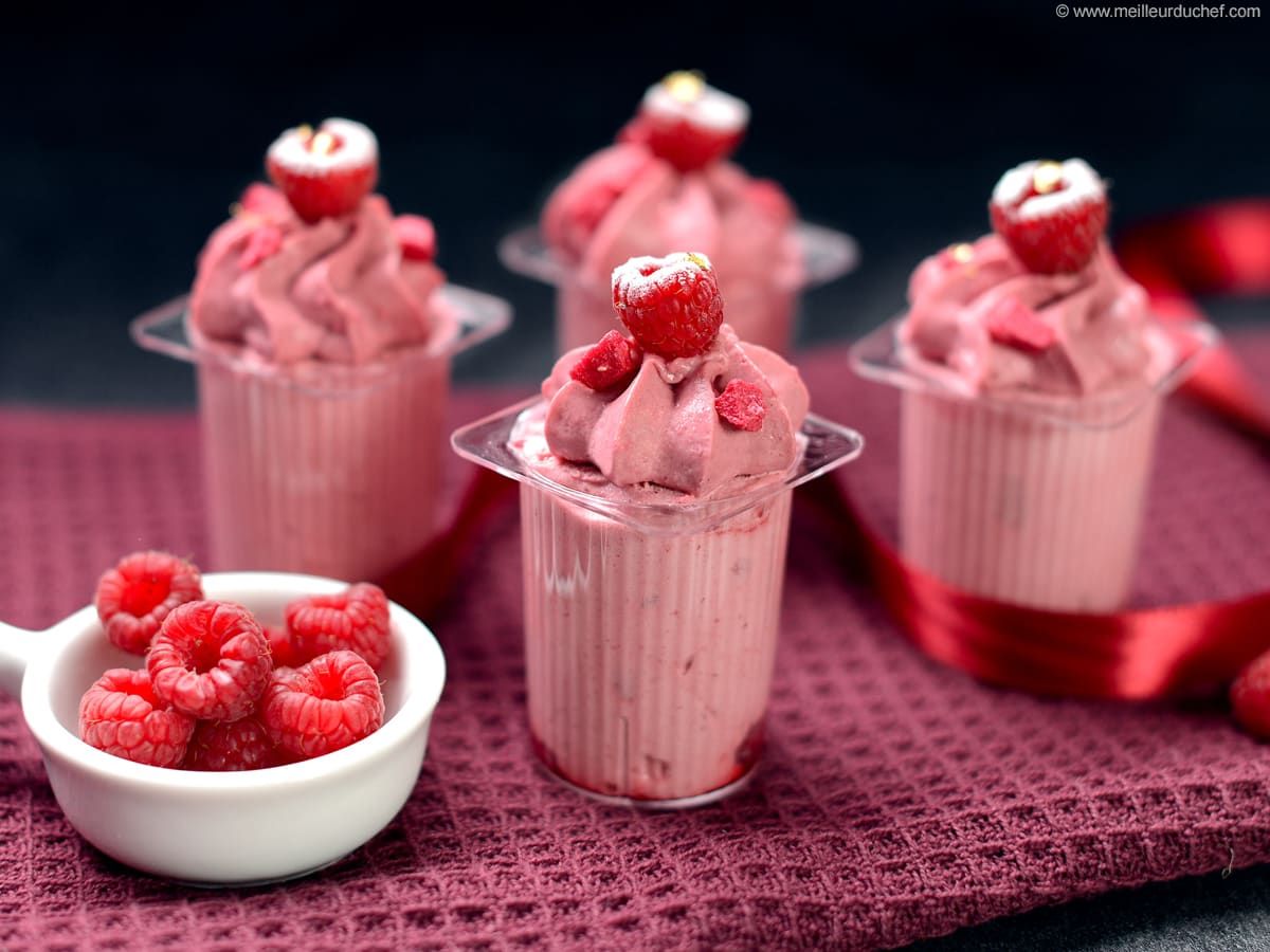 Verrine De Mousse De Framboise Recette Mousse Framboise Recette