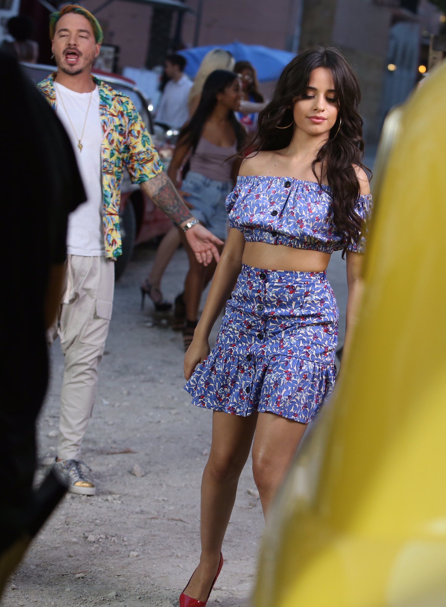 Camila Cabello Behind The Scenes For The Hey Mama Video Shoot Camila Cabelo