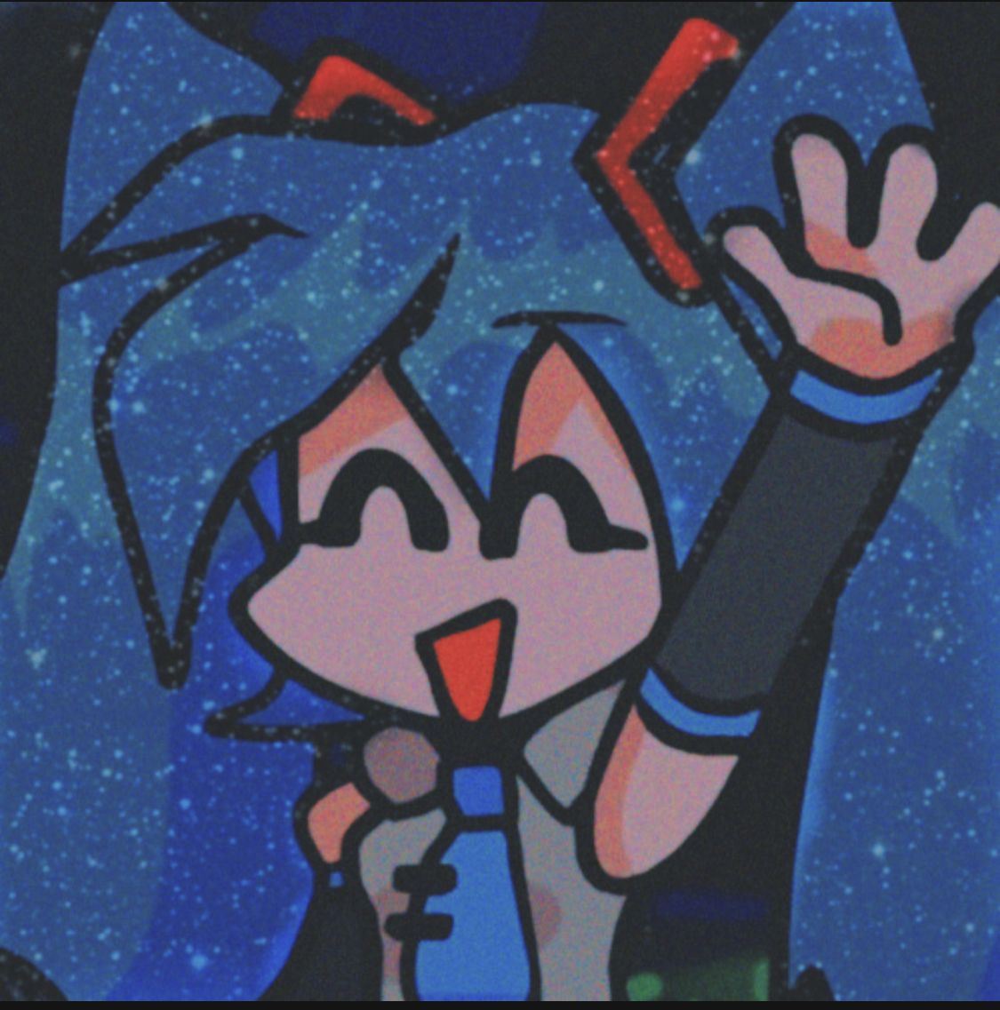 Fnf Hatsune Miku Pfp💙 Violet Evergarden Anime Hatsune Miku Cute Anime Couples