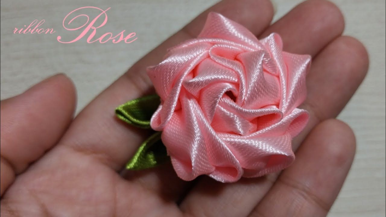How To Make Super Pretty Mini Roses From Ribbon Unique Ribbon