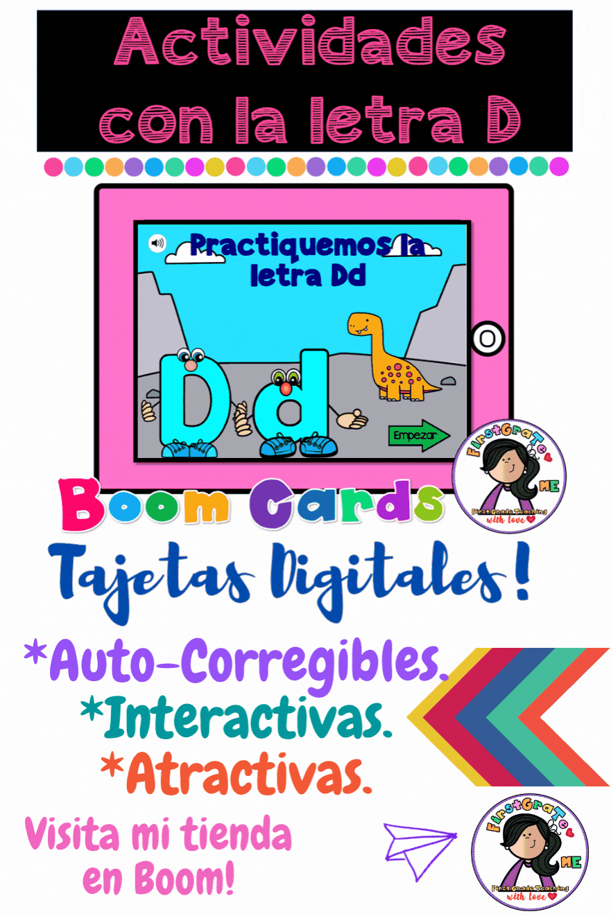 Esta Actividad Fue Diseñada Para Que Los Más Pequeños Practiquen La Letra D Las Primeras