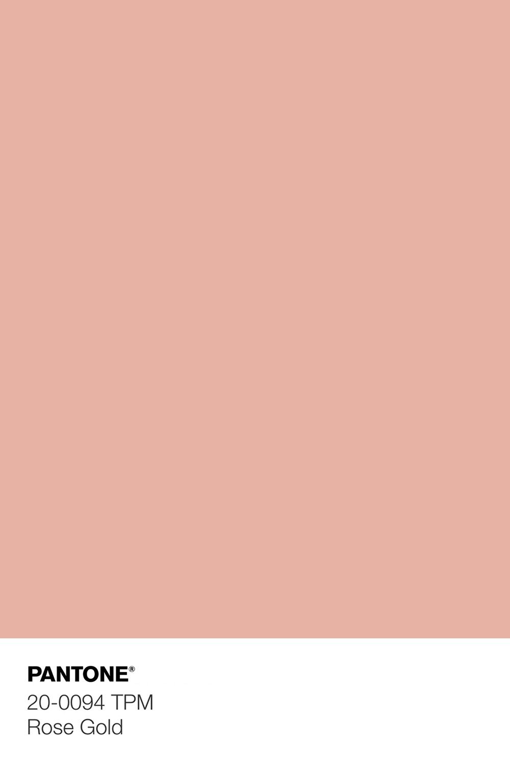 Rose Gold Pantone Artofit