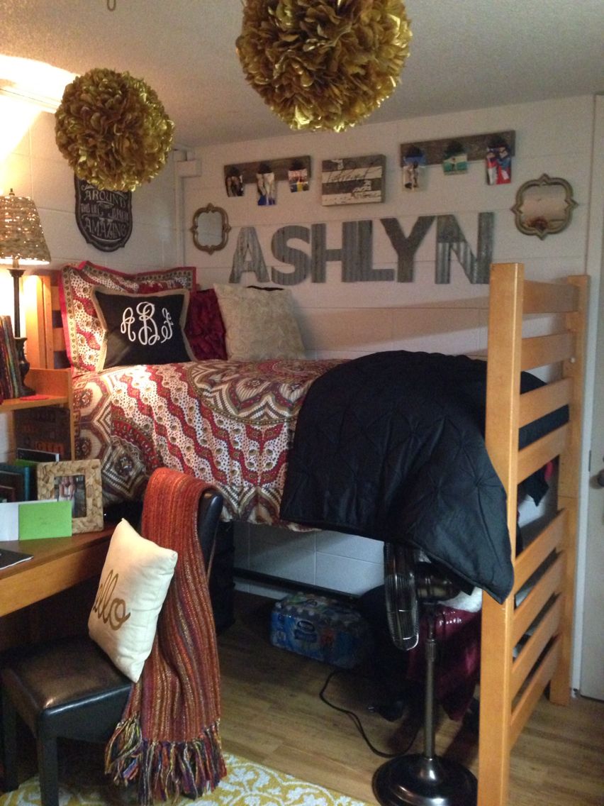 University Of Arkansas Reid Hall Dorm Room Inspiration