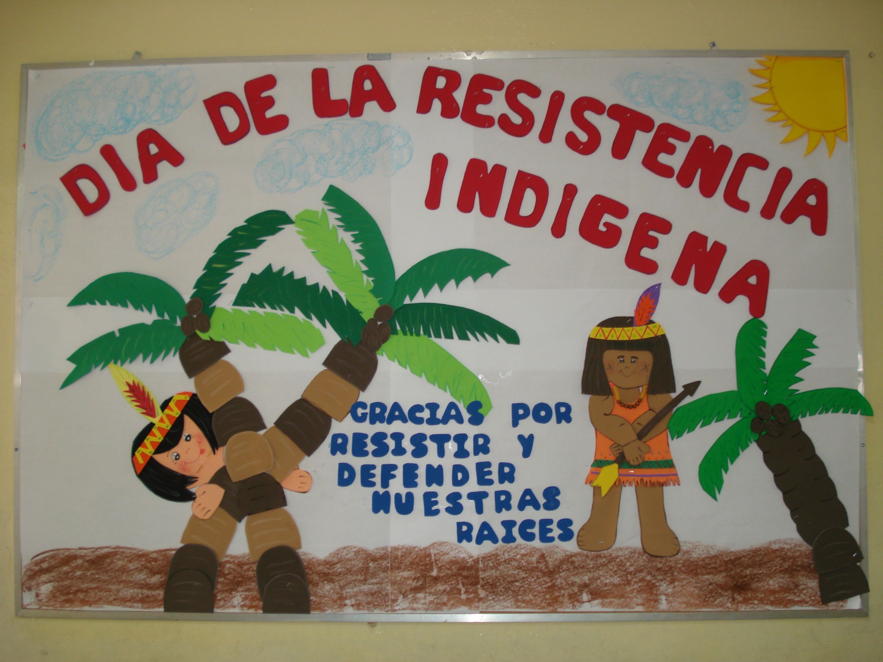 Cartelera Resistencia Indigena