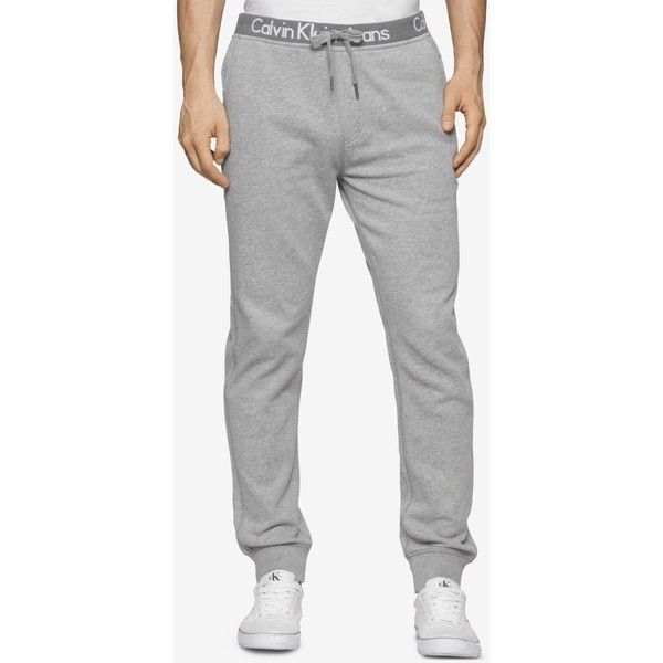 70 Calvin Klein Mens Logo Waistband Sweatpants Featuring Polyvore