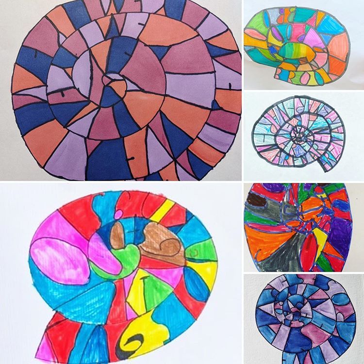 Mrs Lynes On Instagram Abstract Name Art By Some Of My 2nd 4th Graders Way To Go ️ Keep