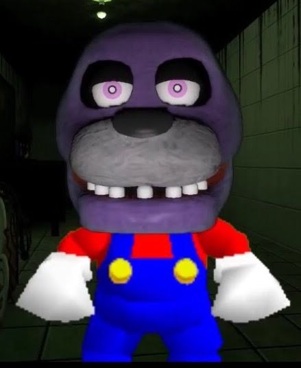 Mario With Bonnie Head In 2022 Super Mario Art Mario And Luigi Cute Icons