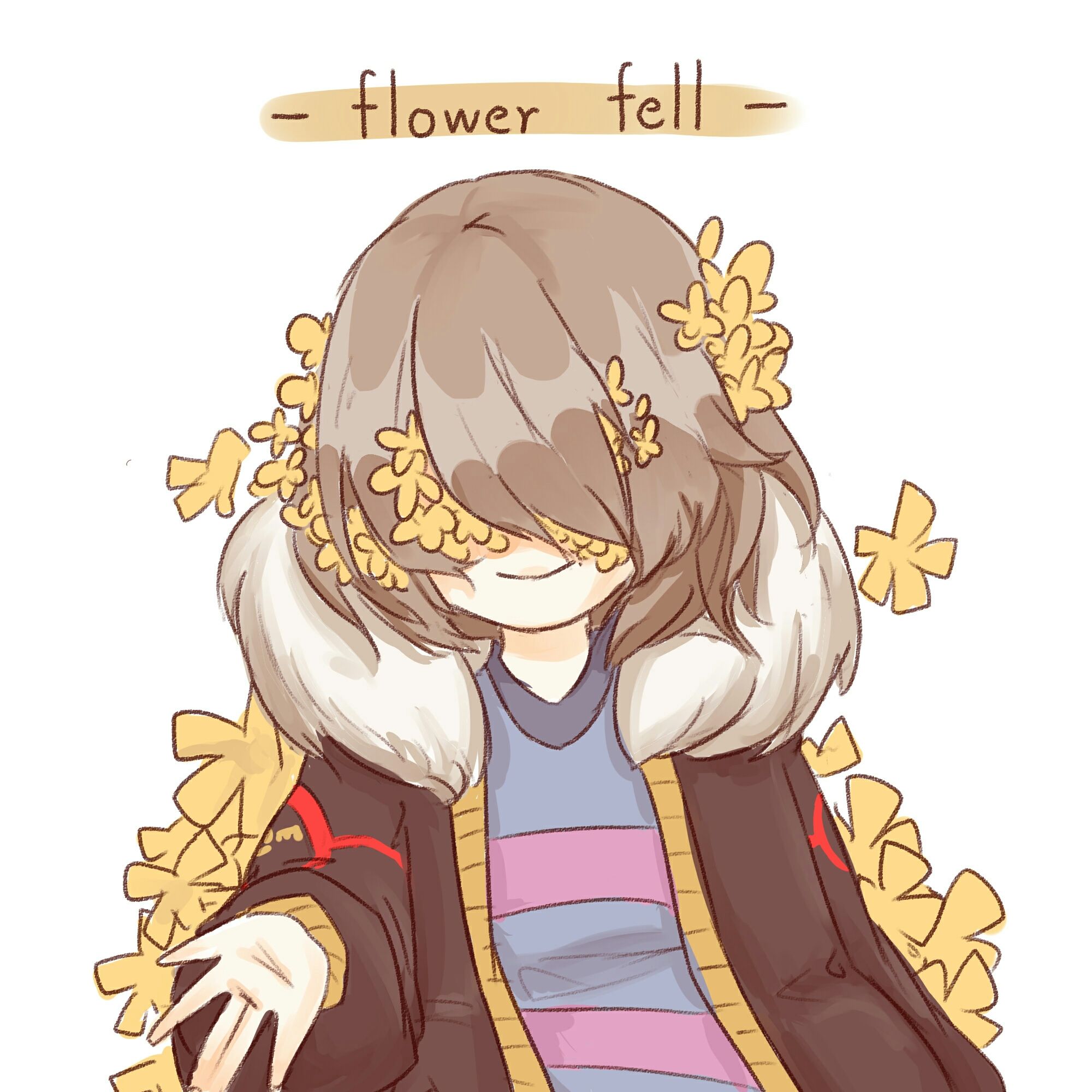 Flowerfell Frisk Undertale Cute Undertale Undertale Drawings