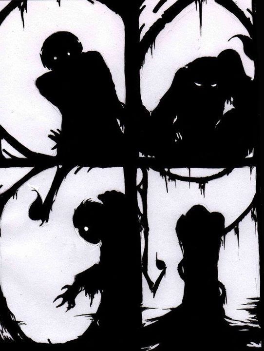 Creepy Human Silhouette Creepy Drawings Monsters Art Art Background Kunst Sketches