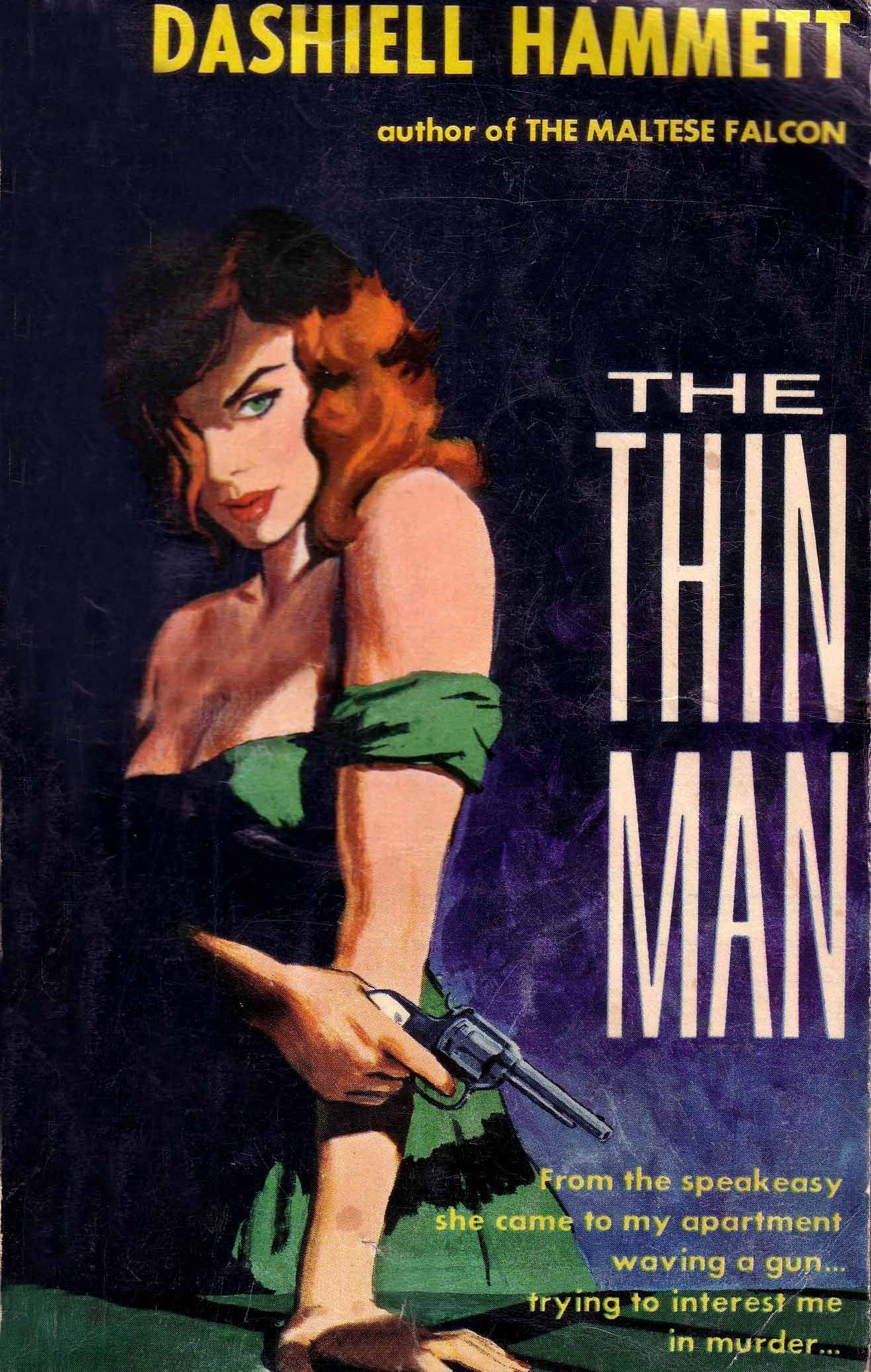 The Thin Man Pulp Art Hardboiled Vintage Cover Paperback Pulp
