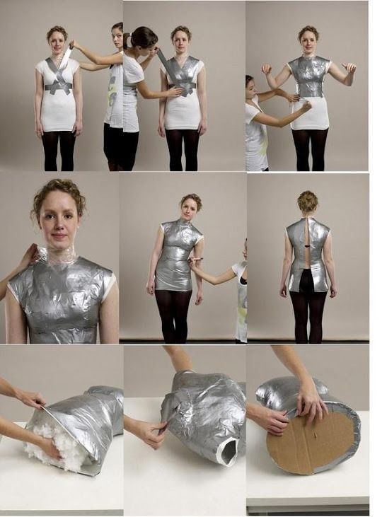 Diy Duct Tape Mannequin Under 20 Dress Form Artofit