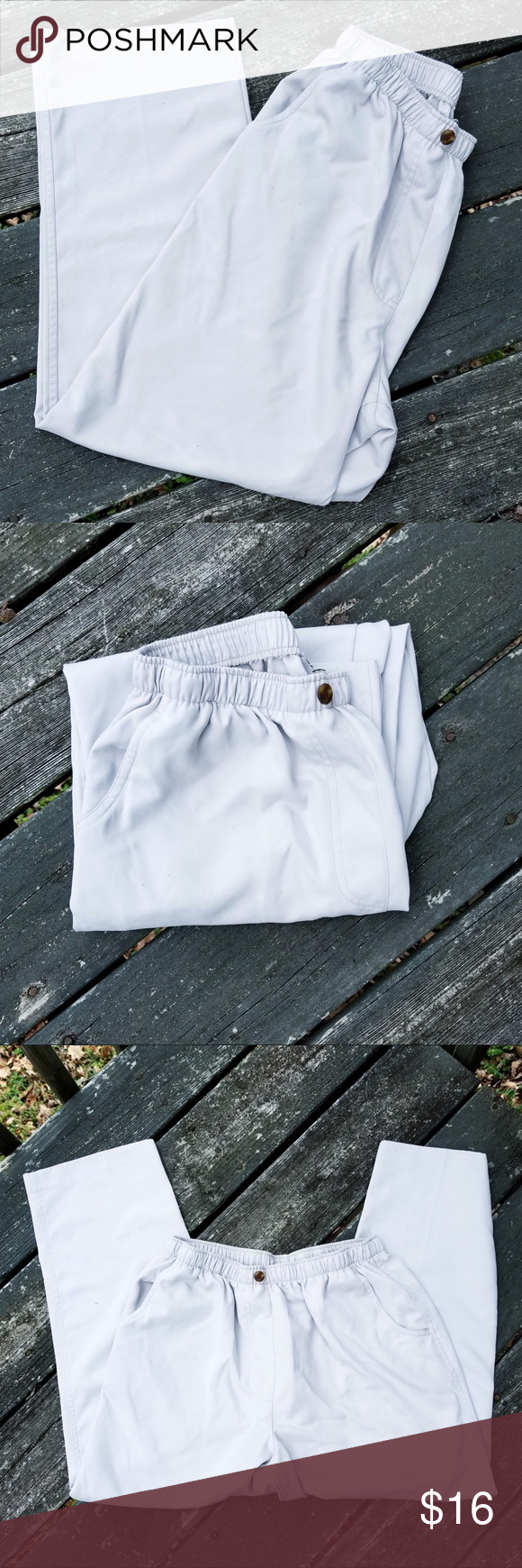 Womens Stretch Khakis Size 12p Women Soft Pants Khaki