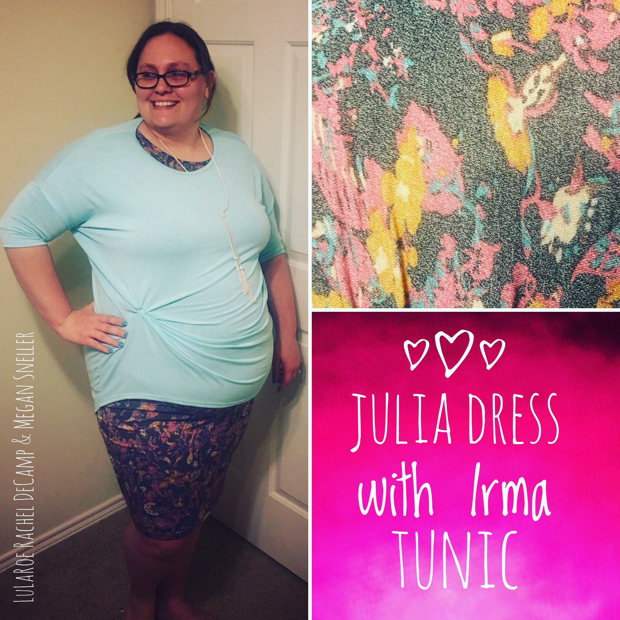 LuLaRoe Outfit- Julia Dress, Irma Tunic. Check us out on FB LuLaRoe Outfit- Julia Dress, Irma Tunic. Check us out on FB