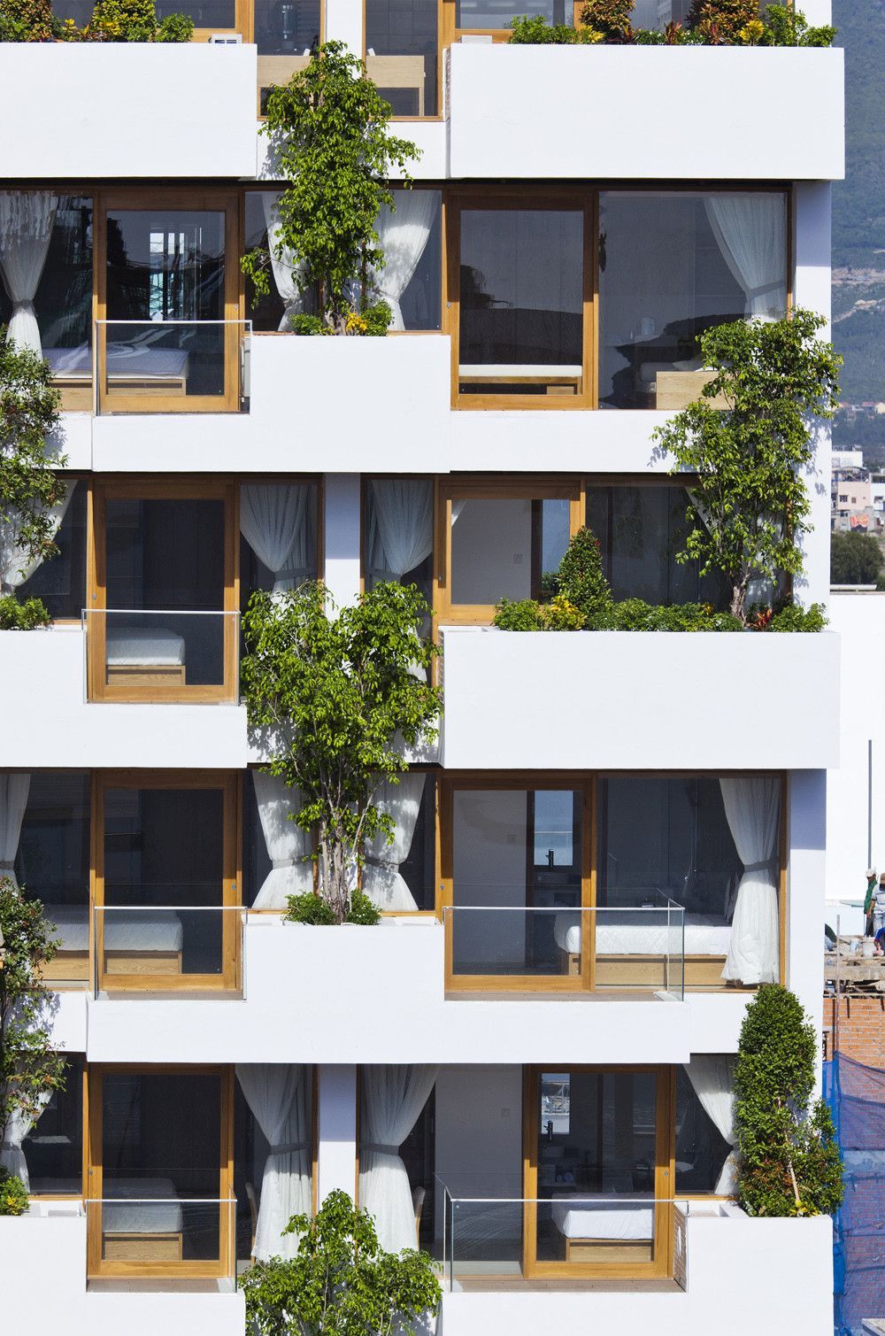Stylish Balconies Enhancing Modern Building Facades