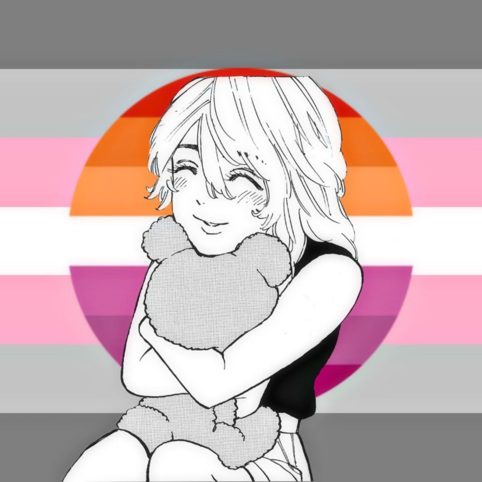 Emma Sano Demigirl And Lesbian Flag Profile Picture Icon