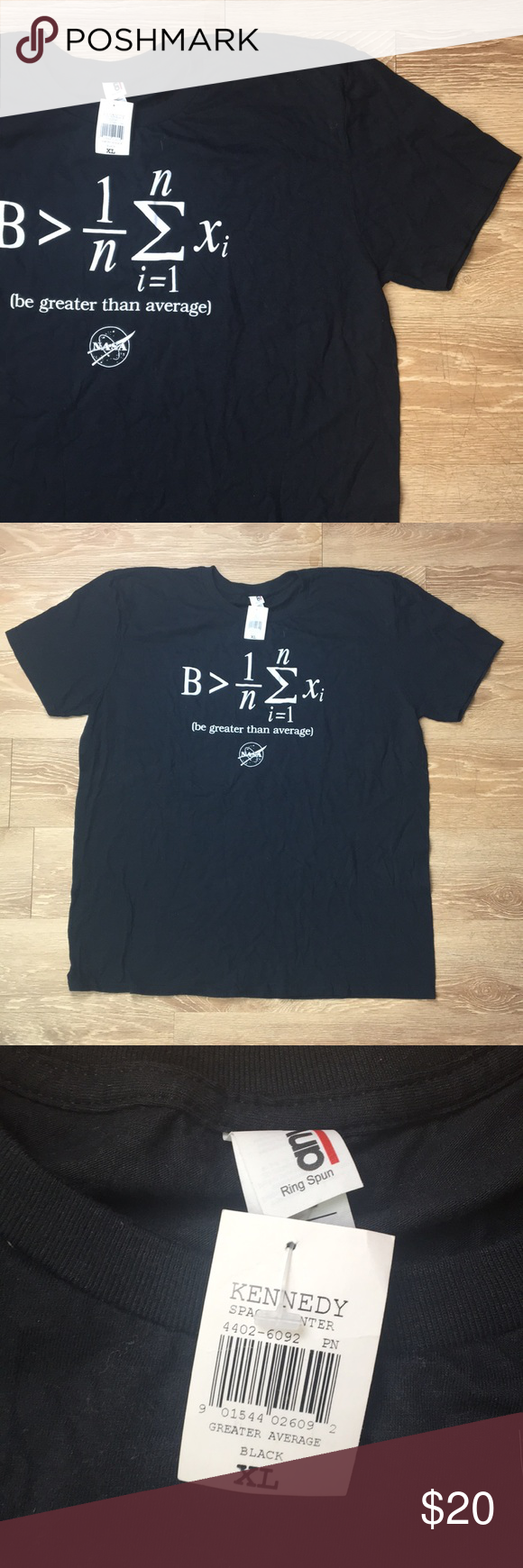 Nwt Greater Than Average Nasa Shirt Nasa Shirt T Shirts For Women