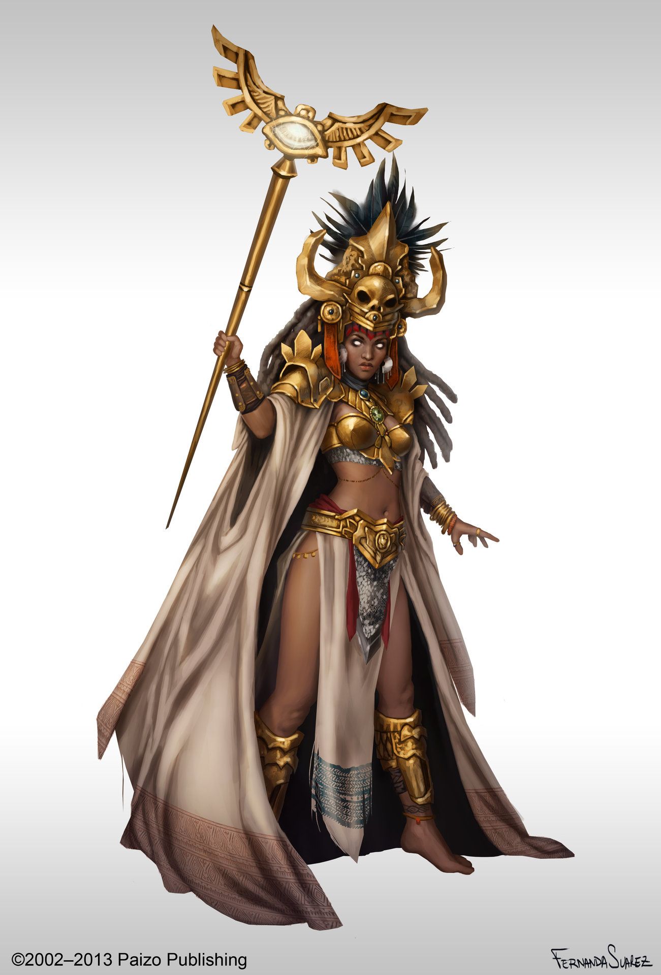 Paizo Mythic Oracle Fernanda Suarez Concept Art Characters Fantasy
