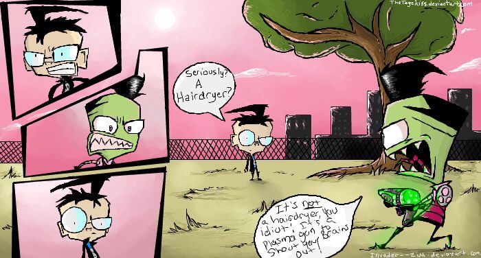 Zim And Dib Invader Zim Invader Zim Characters Character Art
