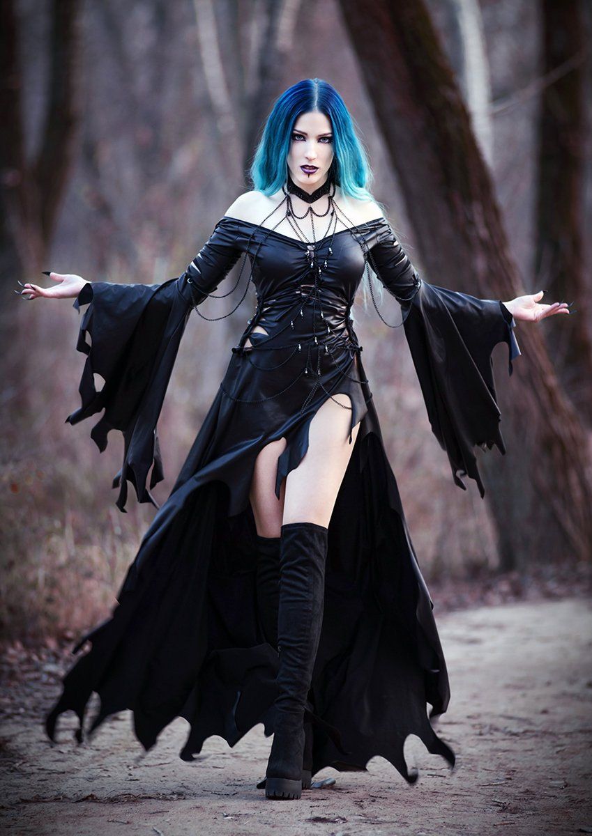 Daedra Posters Prints High Quality Gothic Model Dark Witch Etsy Gothic Outfits Vampire