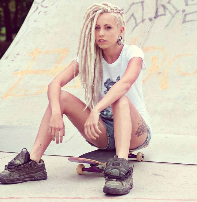 Rubia Blonde Dreads Dreads Girl White Girl Dreads Dreadlock