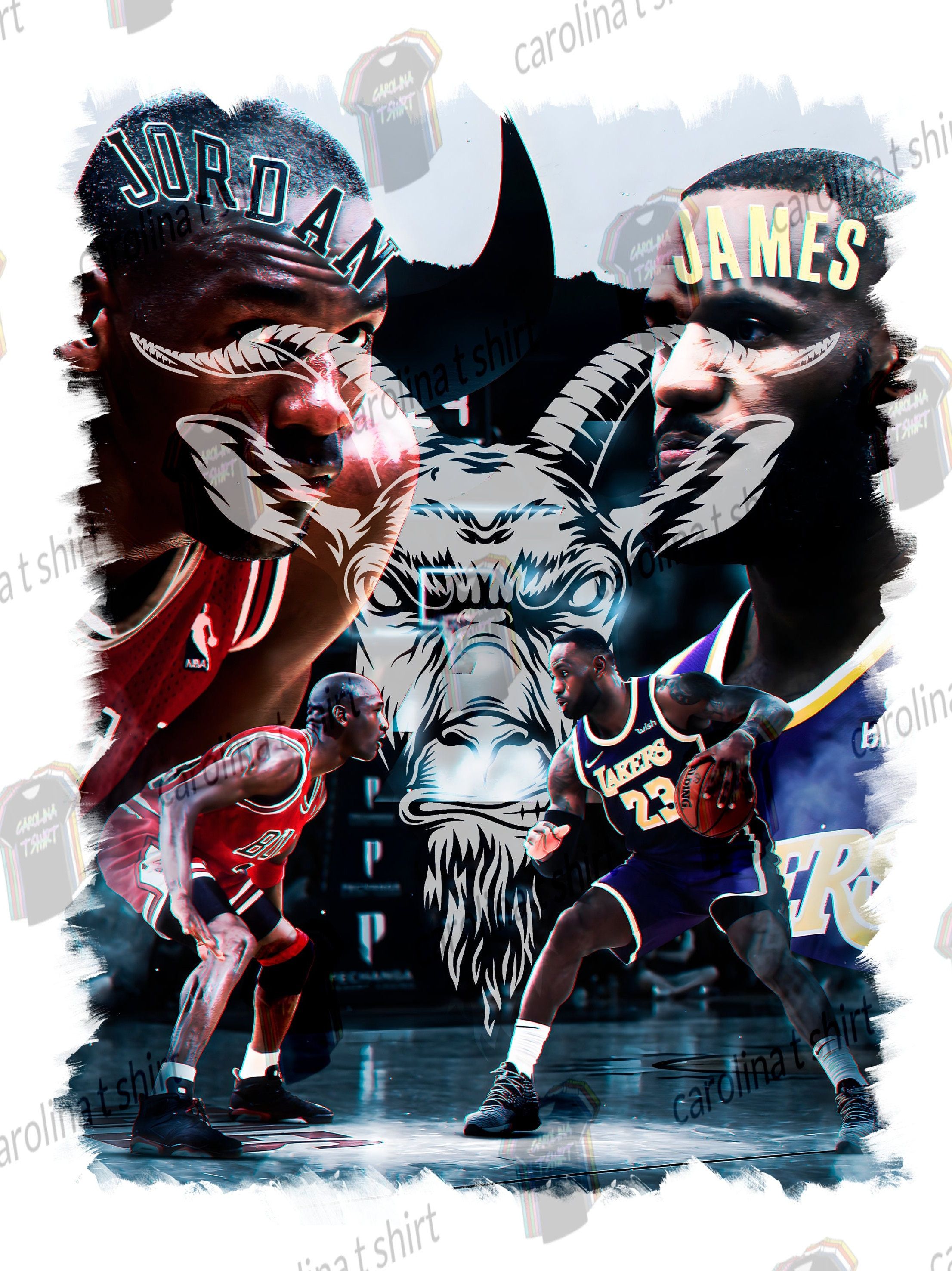 Yadier Molina Lebron James Michael Jordan Nba Goats Jordans Etsy Goat