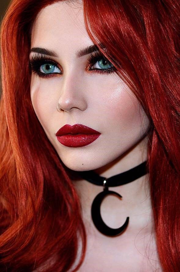 Dayana Crunk Goth Beauty Dark Beauty Beautiful Redhead Beautiful Eyes Gothic Girls Goth