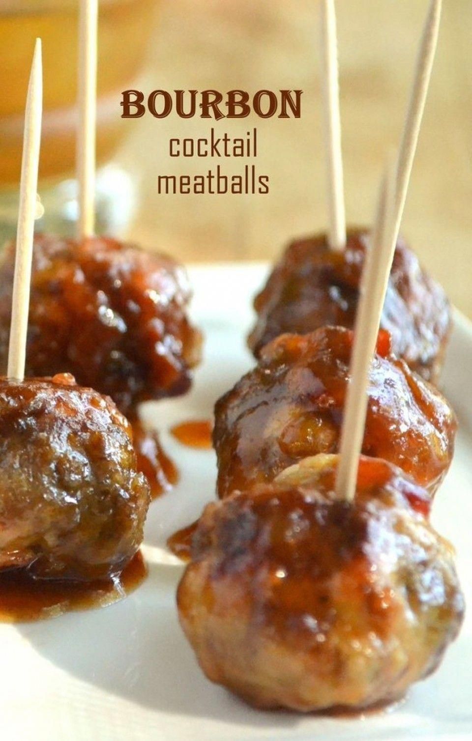 Bourbon Cocktail Meatballs 36 Meatballs Per Tray Recipes Cocktail