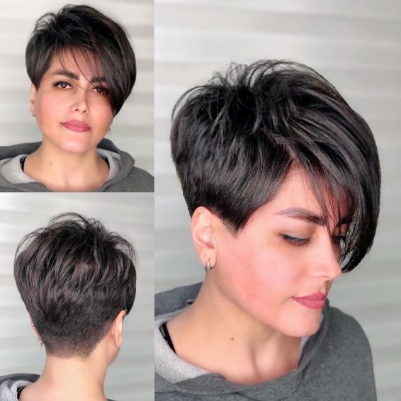 Long Pixie Cut Thick Hair Pixie Long Bangs Thick Coarse Hair Longer Pixie Haircut Thick Hair