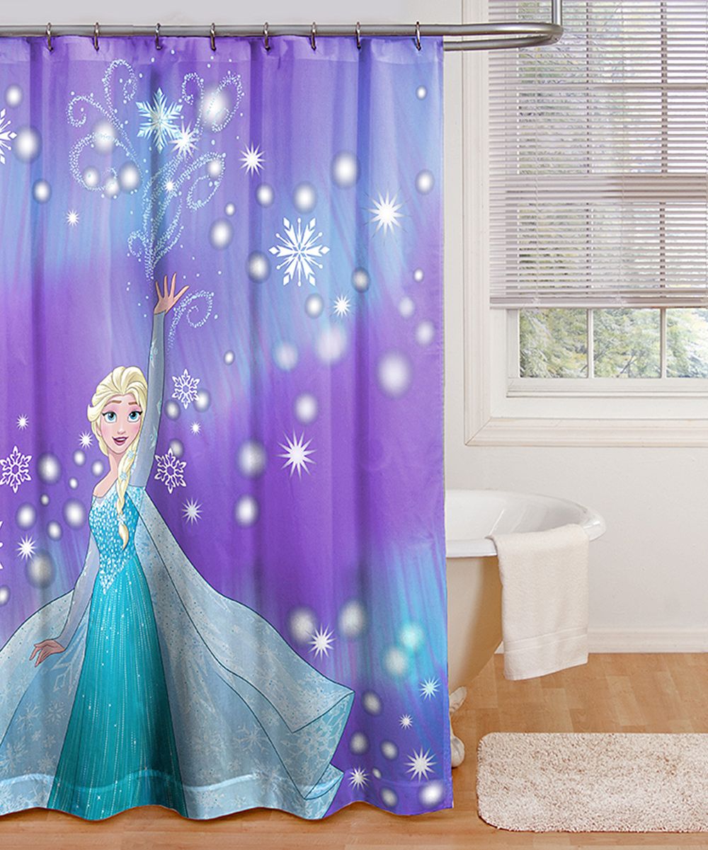 Frozen Let It Go Shower Curtain Snowflake Shower Winter Shower