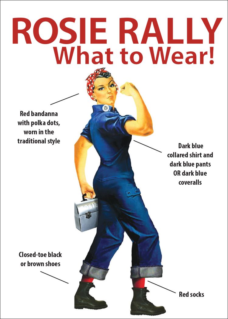 Sexy Rosie The Riveter Halloween Costume