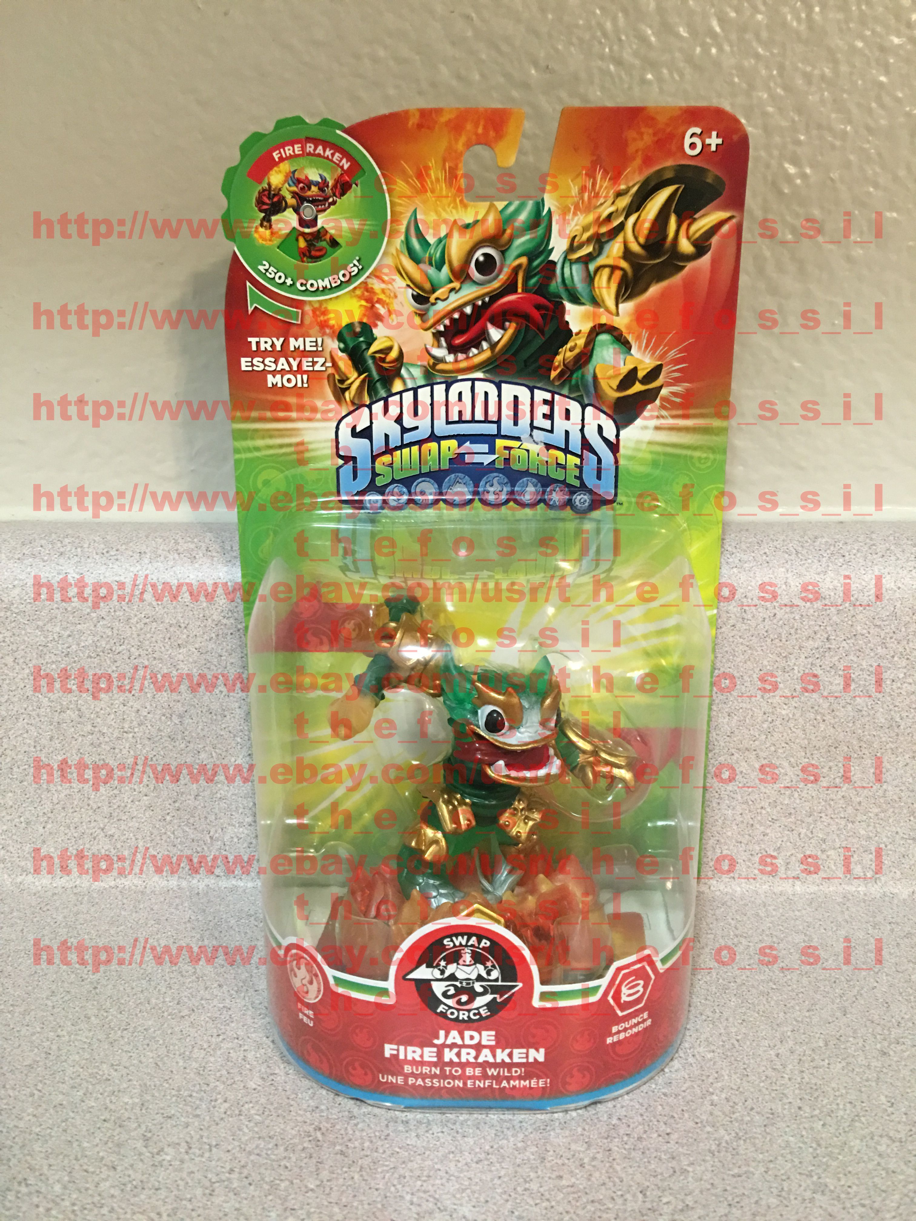Skylanders Swap Force Swapper Jade Fire Kraken