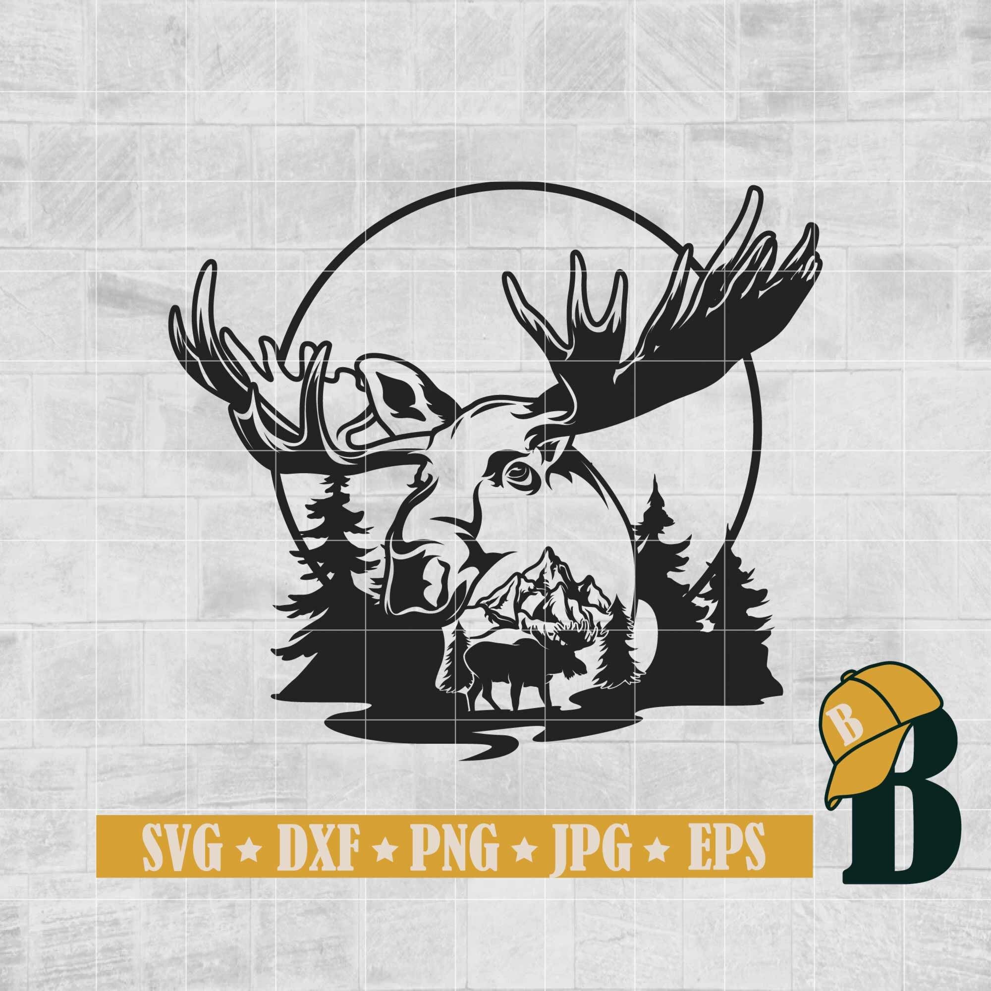 Moose Scene Svg Png, Moose Outdoor Svg, Moose Svg, Moose Clipart, Moose ... Moose Scene Svg Png, Moose Outdoor Svg, Moose Svg, Moose Clipart, Moose ...
