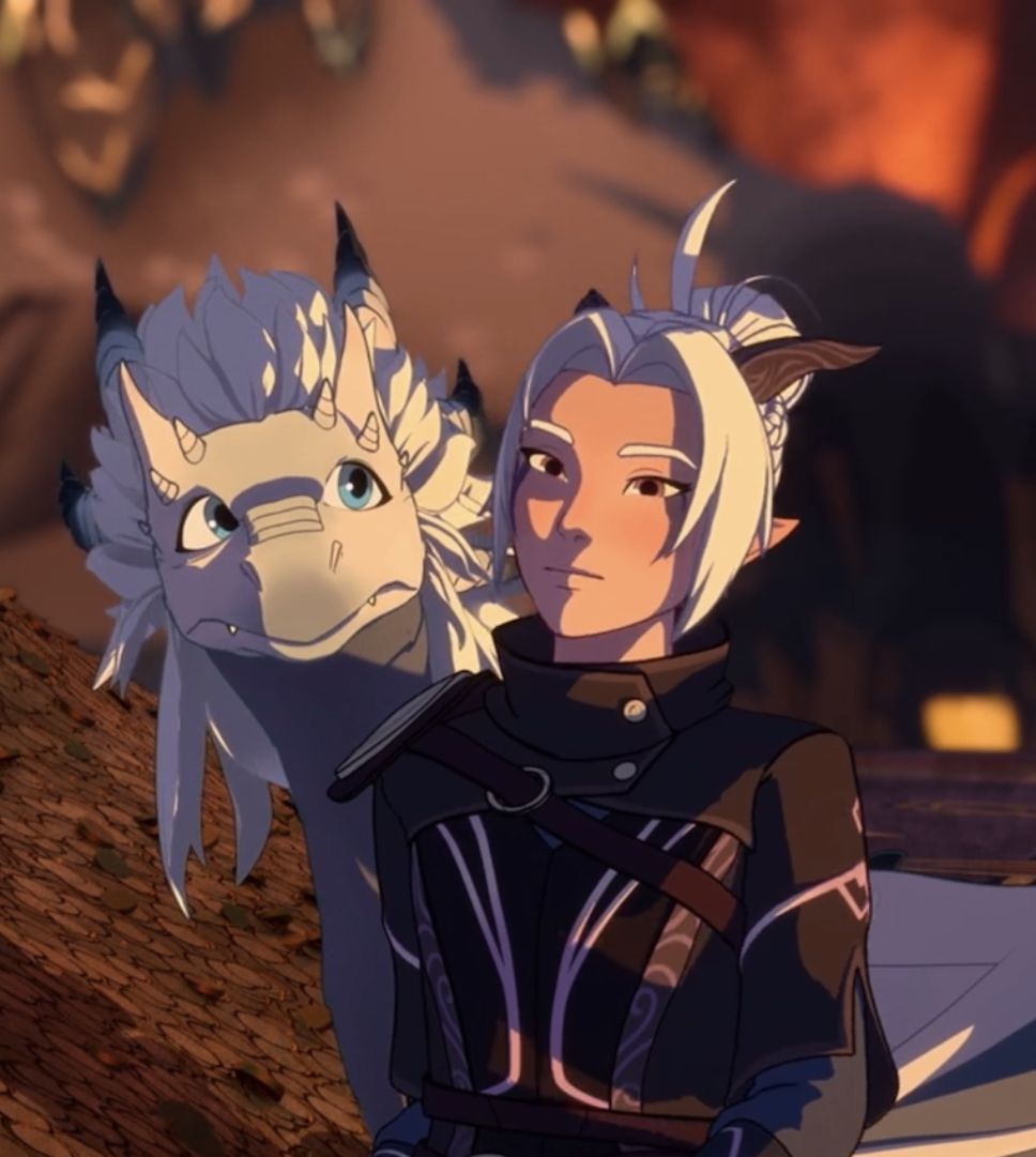 The Dragon Prince S4 Rayla Icon Draghi Disegni Reylo