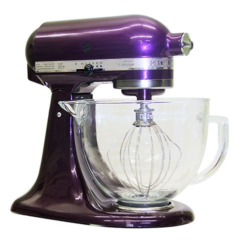 Artisan Design 5 Quart Kitchenaid Stand Mixer With Glass Bowl Plumberry Artisan Design