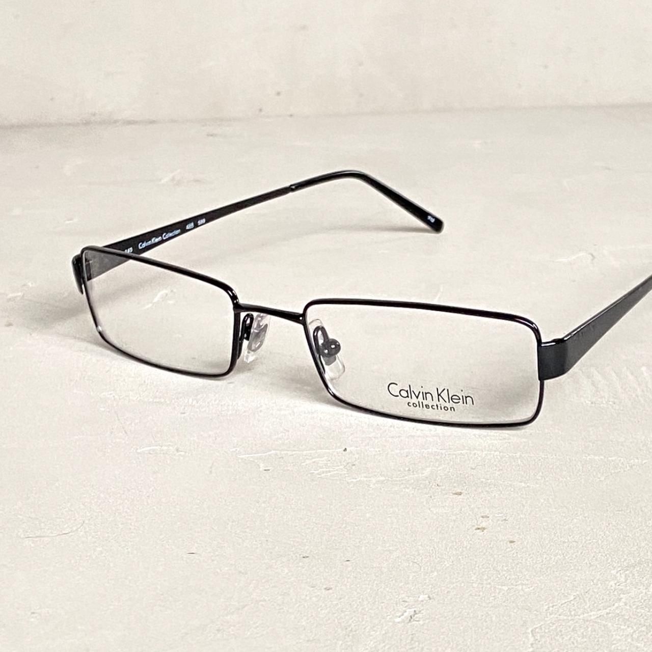Calvin Klein 90s Bayonetta Rectangle Eye Glasses Depop Fashion Eye Glasses Stylish