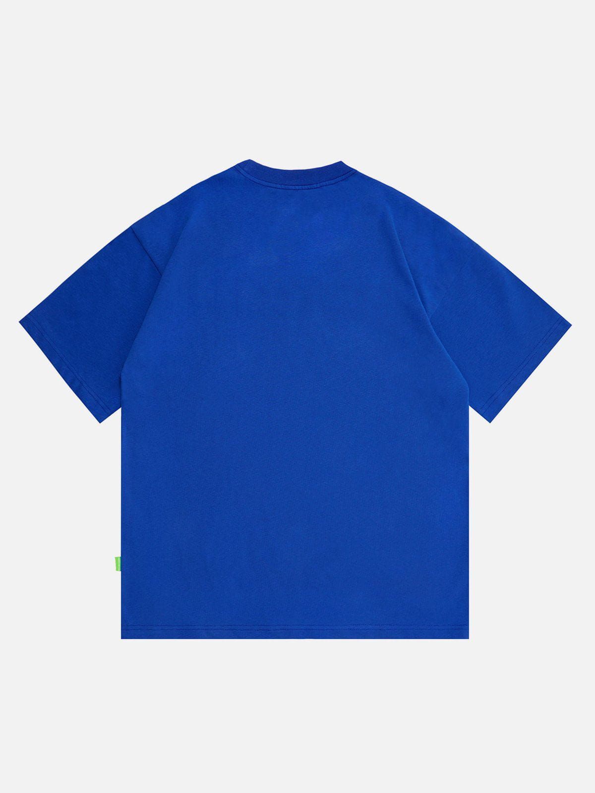Eprezzy® Smudge Print Tee Chic Summer Outfits Printed Tees Tees