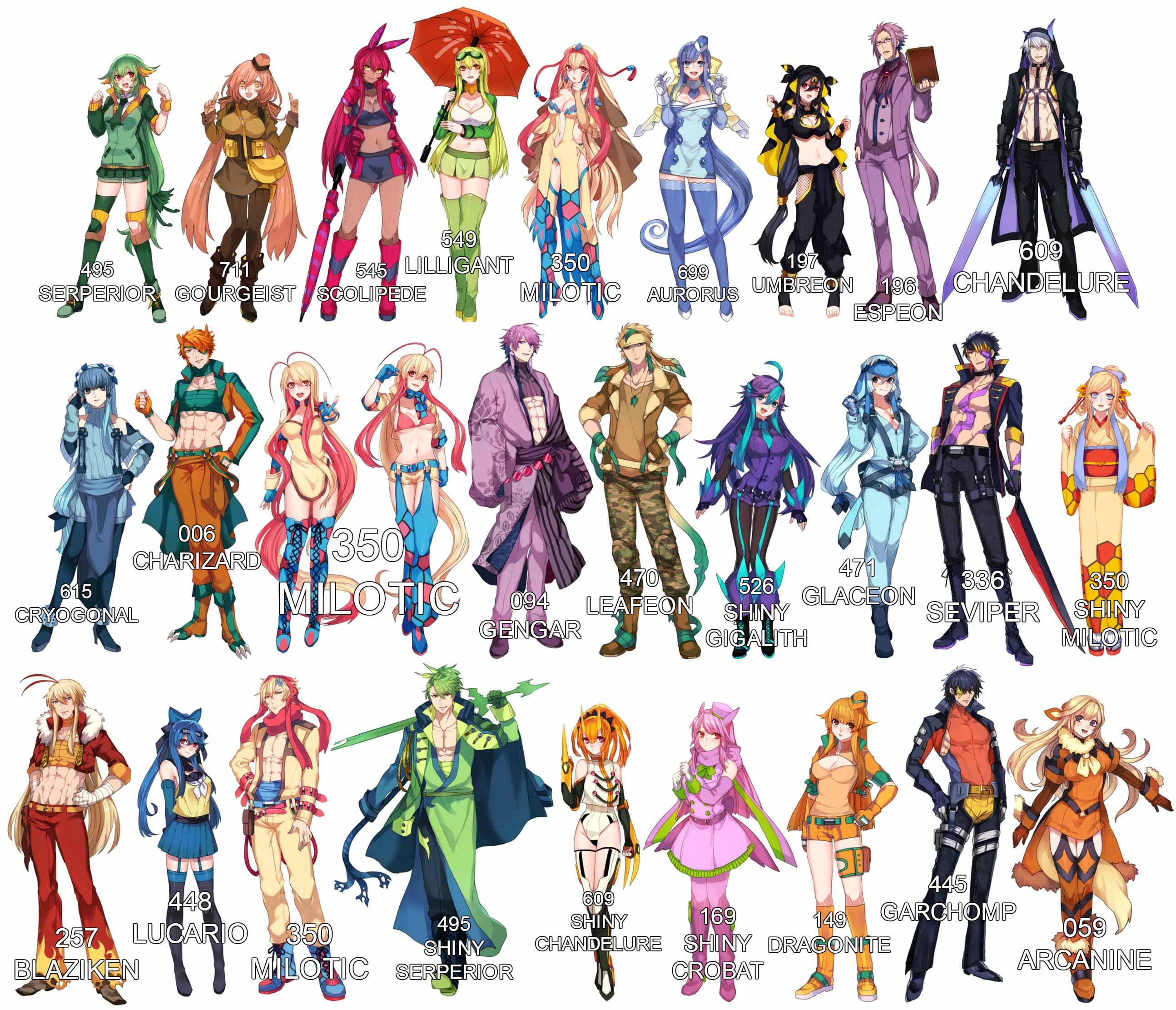 Pokemon Human Characters With Names