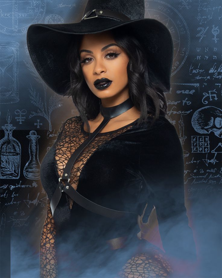 Crafty Witch Sexy Costume With Hat Sexy Witch Costume Witches