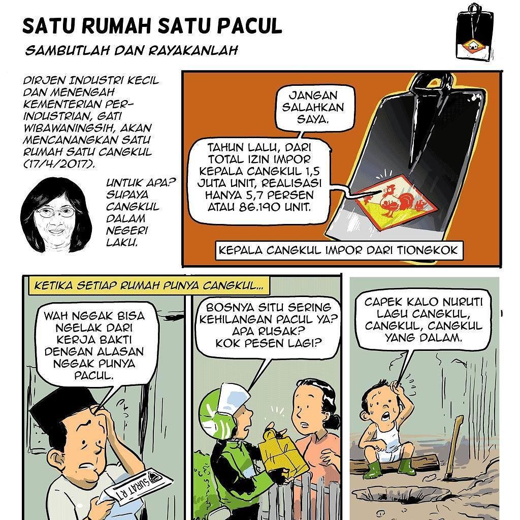 60 Gambar Gambar Kegiatan Kerja Bakti Di Sekolah Kartun Sketsa