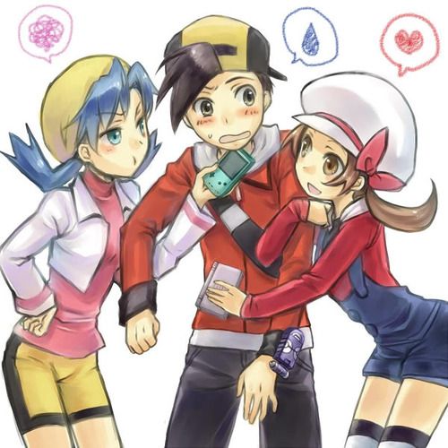 Mangaquestshipping Vs Heartsoulshipping Pokemon Pokemon Images Pokemon Manga