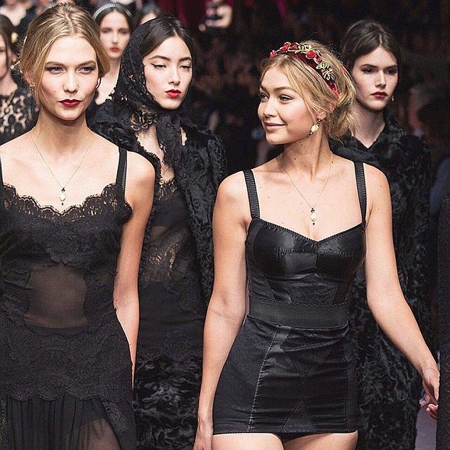 Major Mentor Gigi Who Is Pictured Strutting Down The Dolce And
